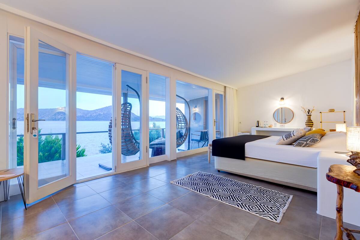 Quarto Lua de Mel, varanda, vista para o mar | Vista do quarto
