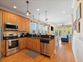 Casa geminada, 5 quartos | Cozinha privada | Geladeira, fogão, cafeteira/chaleira, torradeira