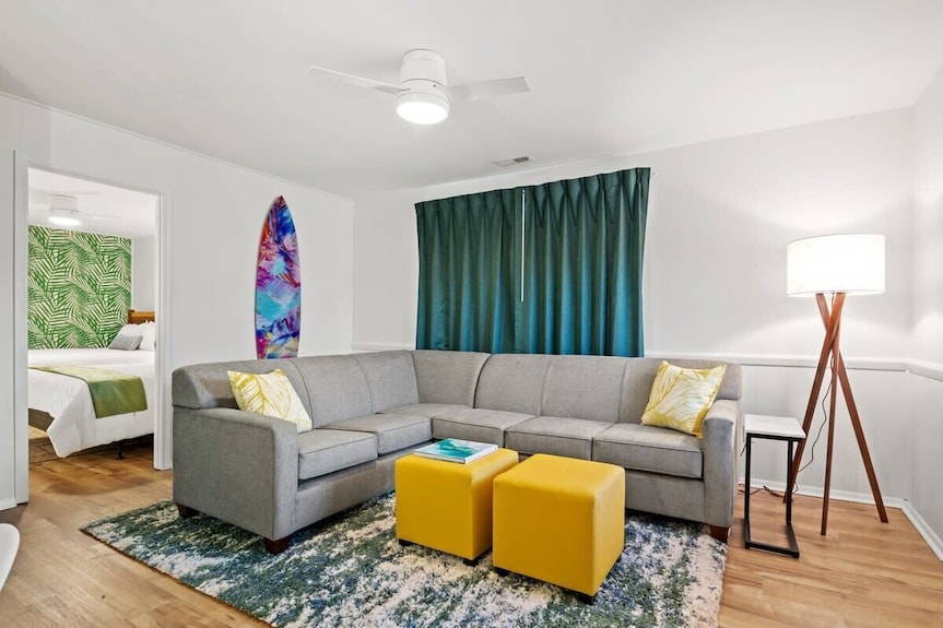 Beach Nest 4 Stylish 2min Walk To Beach - Cherry Grove Beach, North Myrtle Beach