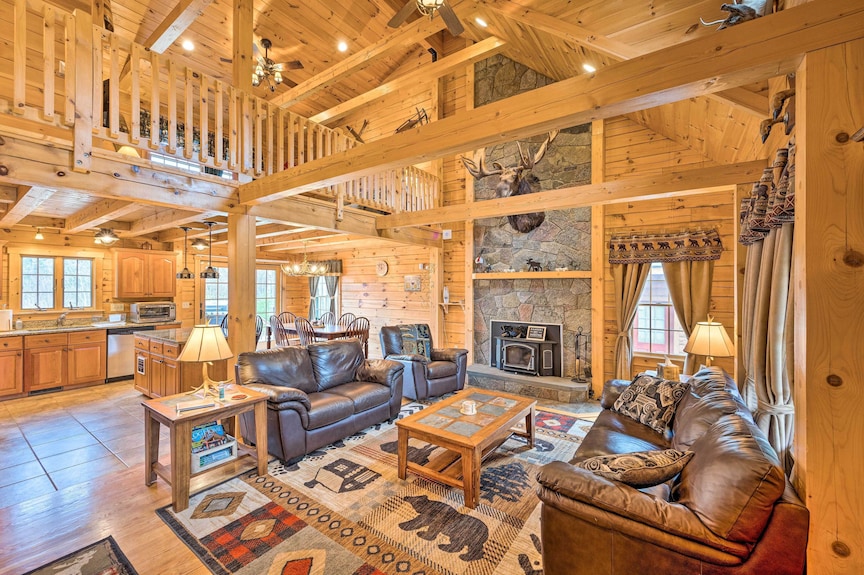 9 Mi To Bretton Woods: Carroll Log Cabin W/ Deck - 新罕布夏