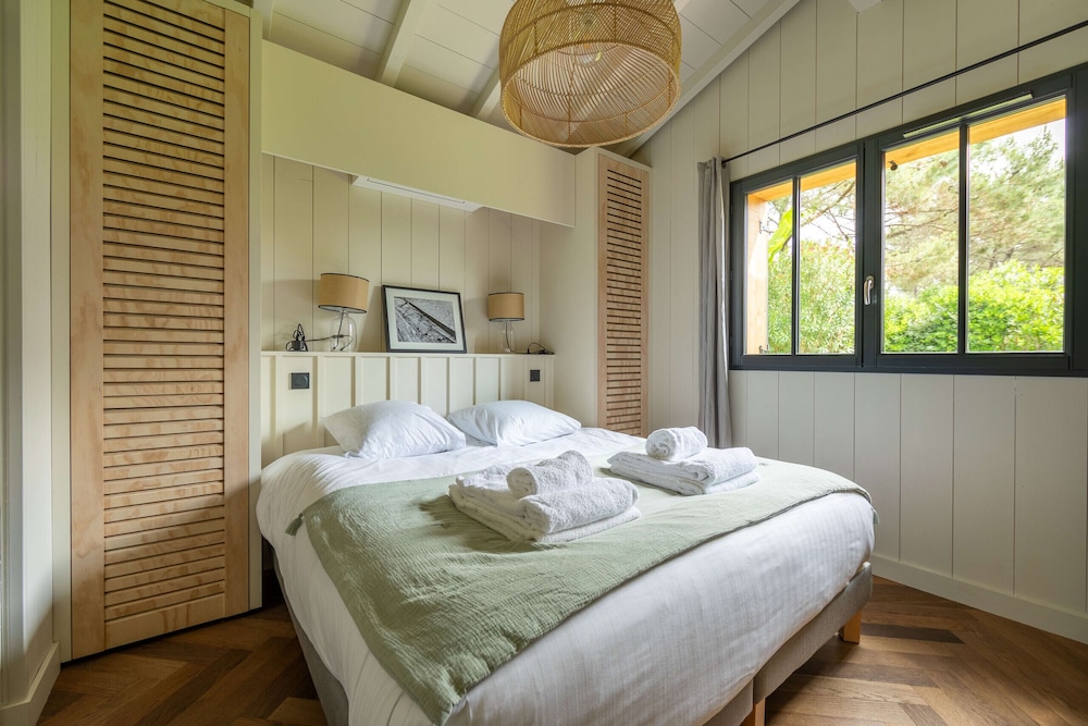Villa Palombes Au Cap Ferret Villa De Charme Avec Piscine Chauffée - Cap Ferret