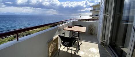 Apartamento, 1 quarto, sacada, vista para o oceano | Sacada