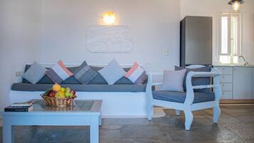 Villa, 2 quartos, fumadores, varanda | Sala de estar