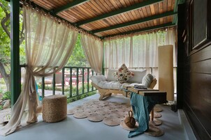 Bangalô família | Terraço/pátio