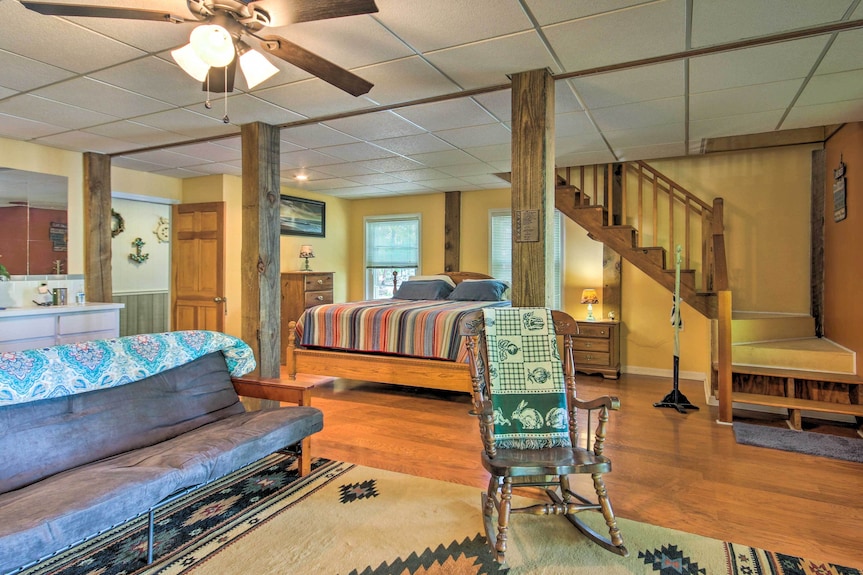 Dock + Fire Pit: Lakefront Living In Abbeville! - Richard B. Russell Lake