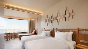 Quarto Twin Deluxe | Secretária, quartos insonorizados, Wi-fi grátis