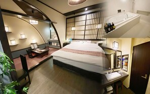Quarto Básico | Casa de banho | Uma combinação polibã/banheira, uma banheira de imersão total 