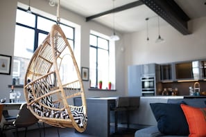 Loft de Luxo, casa de banho privativa (Manhattan Loft Apartment) | Lounge