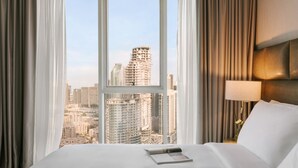 Apartamento luxo, 1 cama King, vista para a cidade, na torre | Vista para a cidade