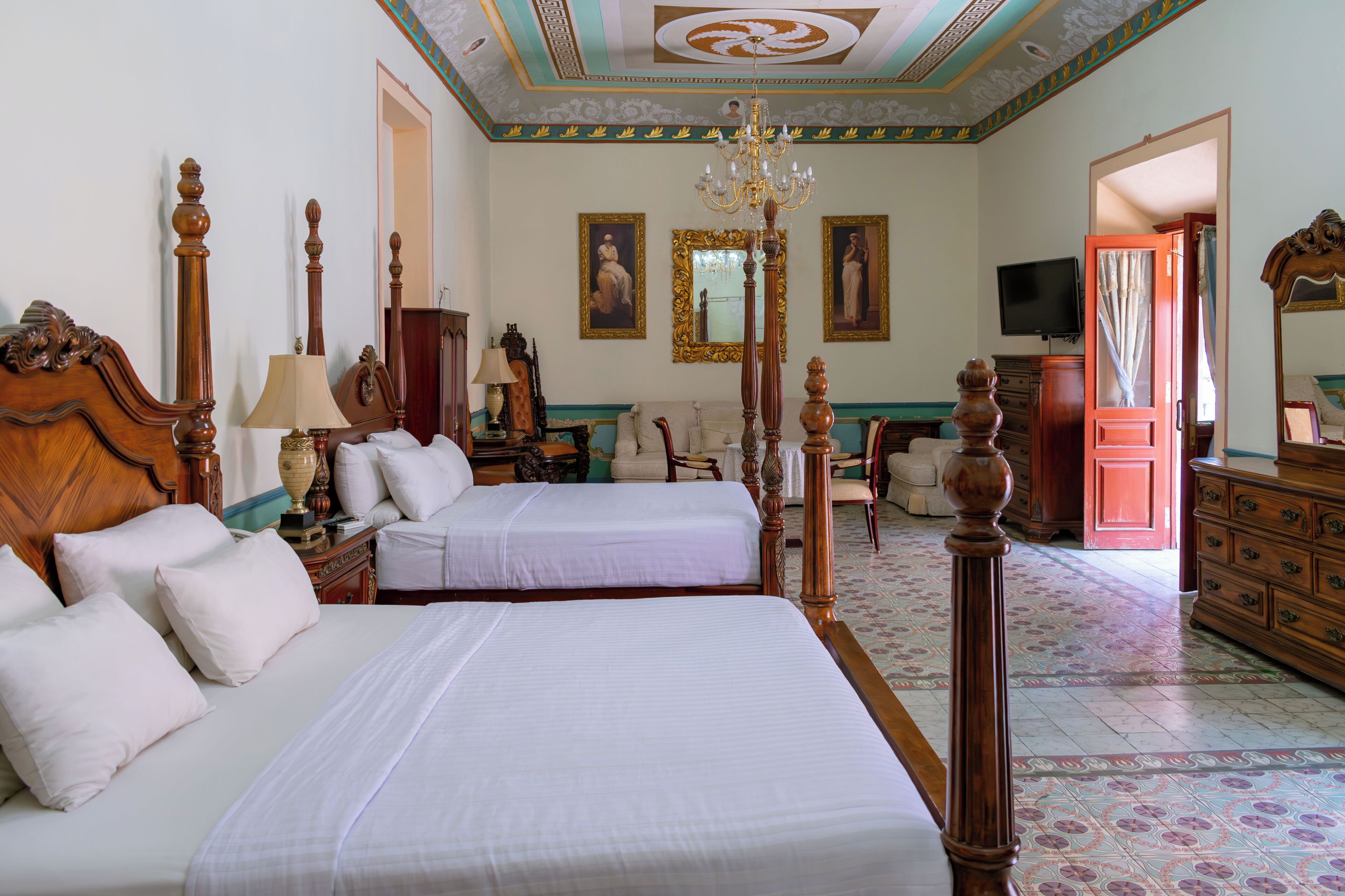 Quarto Presidencial | Roupa de cama fornecida 