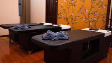Sala(s) para tratamentos a casais, tratamentos corporais, massagens