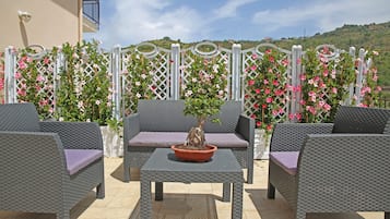 Apartamento conforto | Terraço/pátio