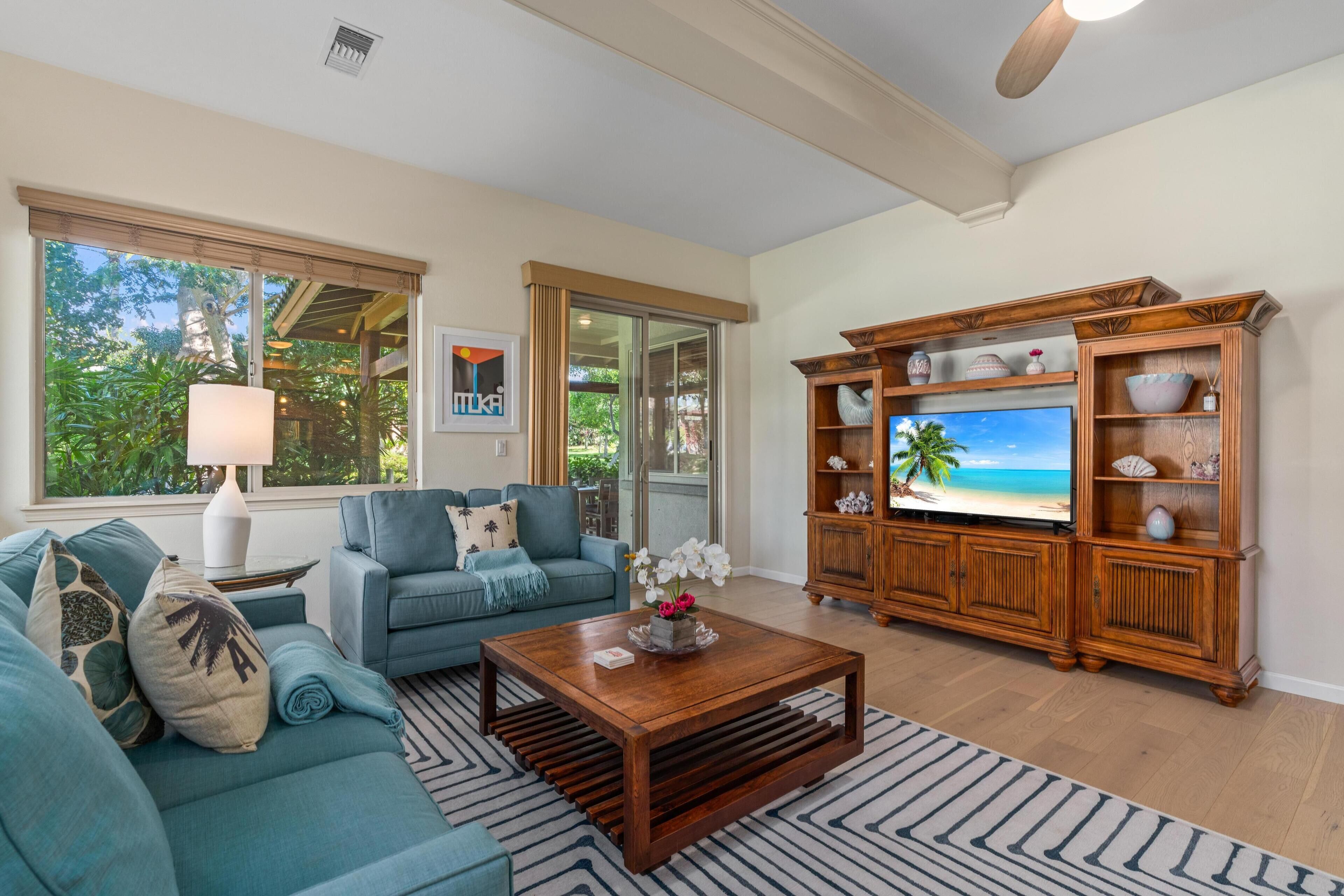 Includes Mauna Lani Beach Club Pass.  Fairways At Mauna Lani 2102 - Waikoloa Village, HI