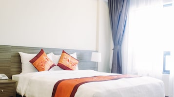 Quarto Duplo Deluxe para 1 Pessoa | Roupa de alta qualidade, edredões de penas 