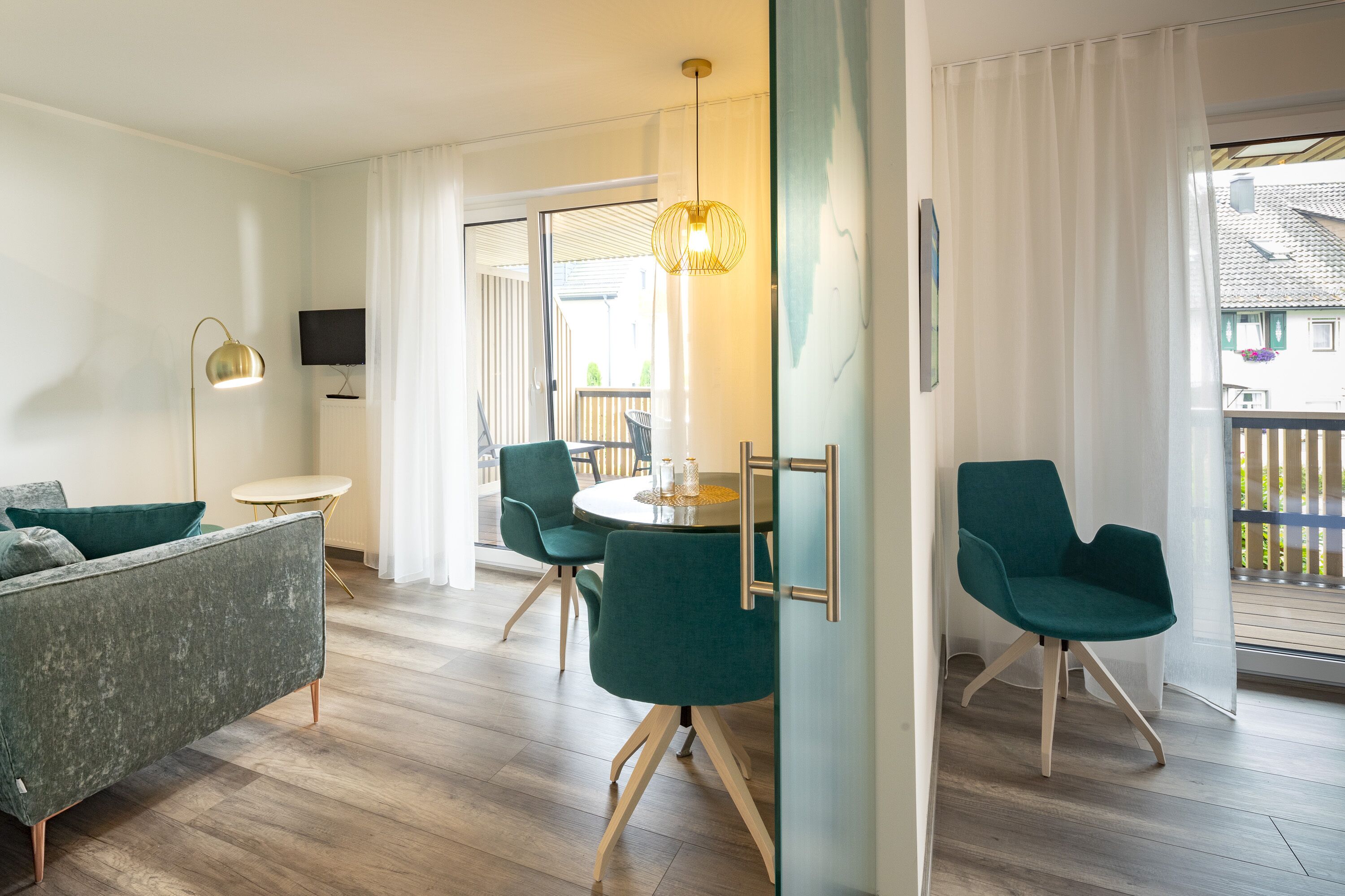 Apartment 1, 36qm, 1 Wohn-/ Schlafzimmer, Max. 2 Personen - Nonnenhorn