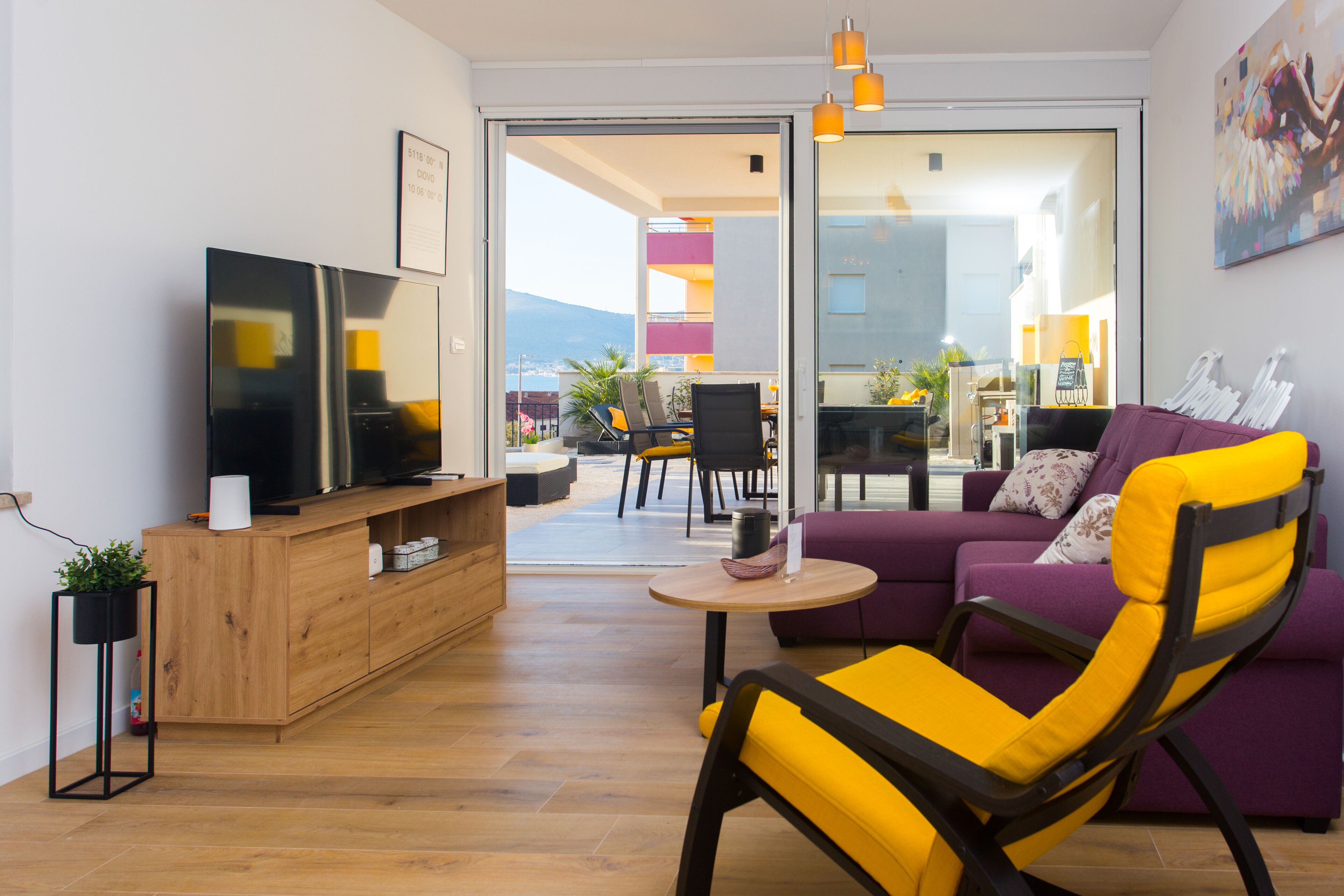 Sunshine Deluxe Pool Apartment Avec 80 M2 Avec Salon De Jardin De 50 M2 Et Cuisine Extérieure - Trogir