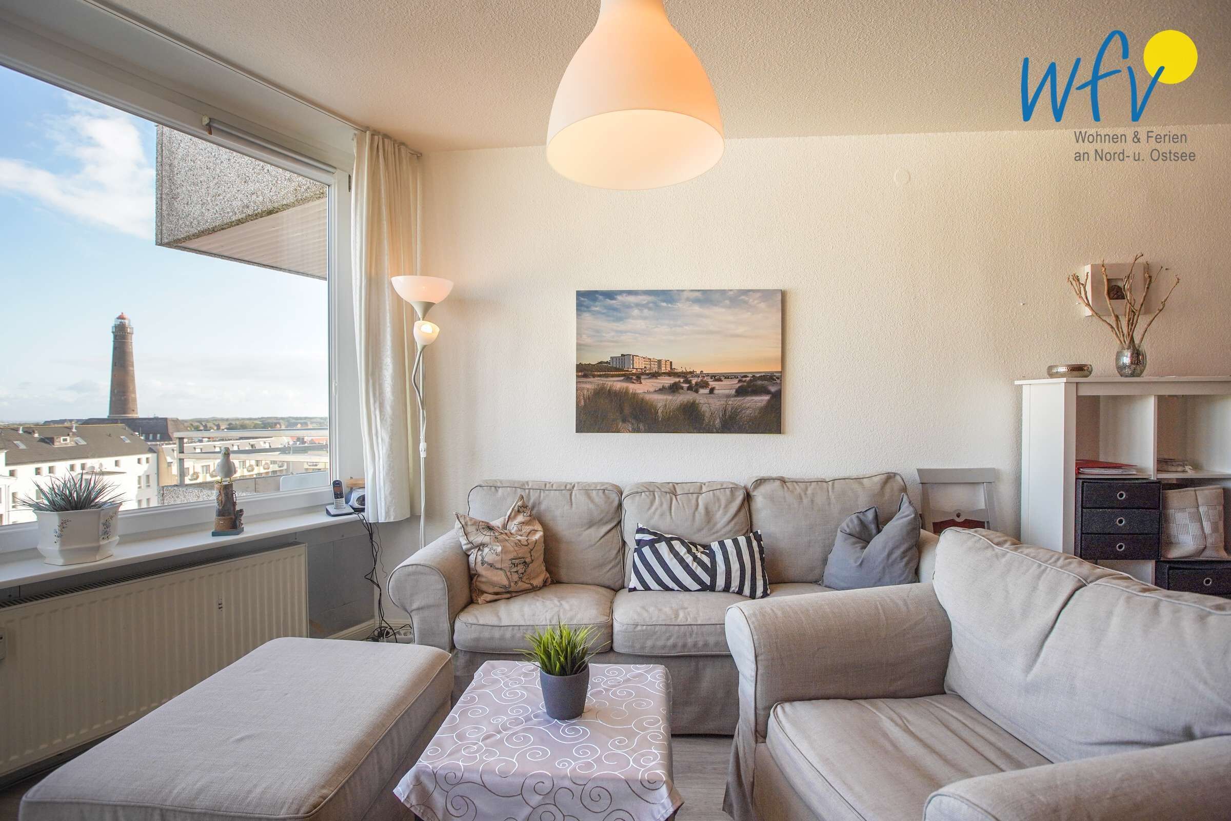 Gemütliche Ferienwohnung Mit Balkon Und Meerblick! - Borkum