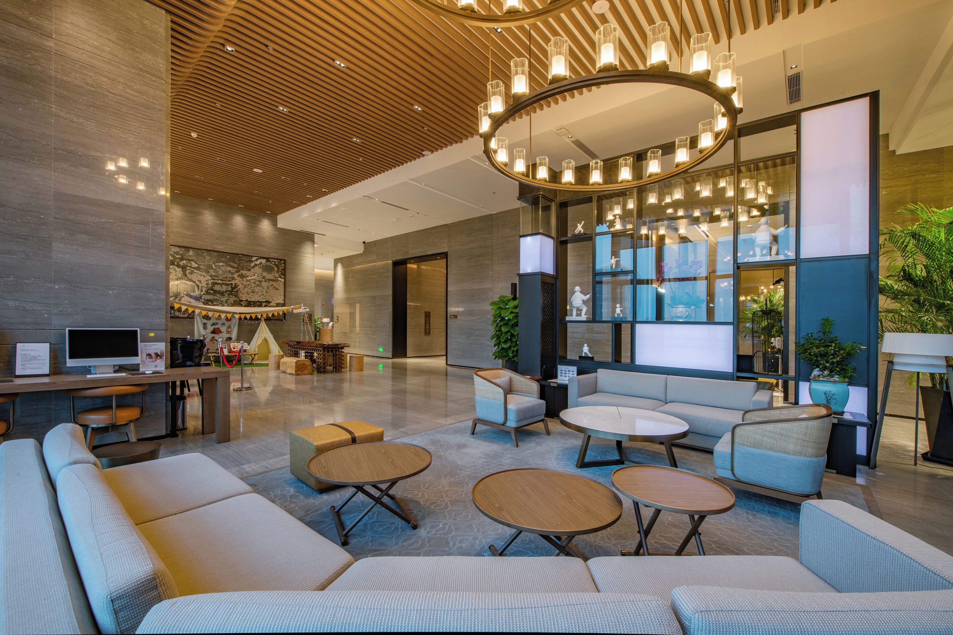 Sala de estar do lobby