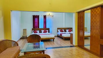 Quarto família | Wi-Fi de cortesia, roupa de cama