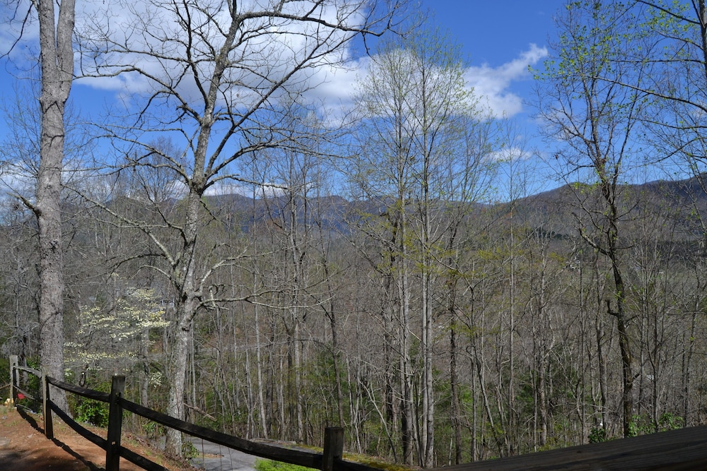 Cozy Pet Friendly Mountain Log Cabin In The Smokies With Deck And Fire Pit. - Dillard, GA