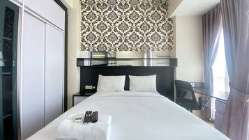 1 quarto, Wi-Fi de cortesia, roupa de cama