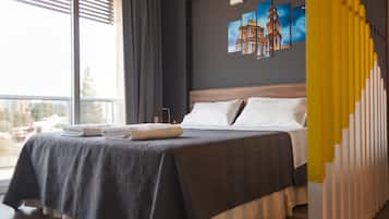 Apartamento Comfort | 1 quarto, cortinas/cortinados opacos, berço de viagem, Wi-fi grátis