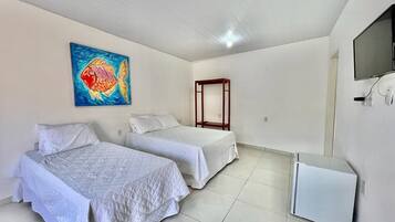 Wi-fi grátis, roupa de cama fornecida