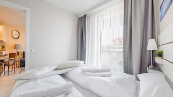 Apartamento (1) | 1 quarto, ferro/tábua de engomar, Wi-fi grátis, roupa de cama fornecida 