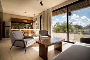 Apartamento Design | Sala | Smart TV de 50 polegadas com canais digitais, televisor