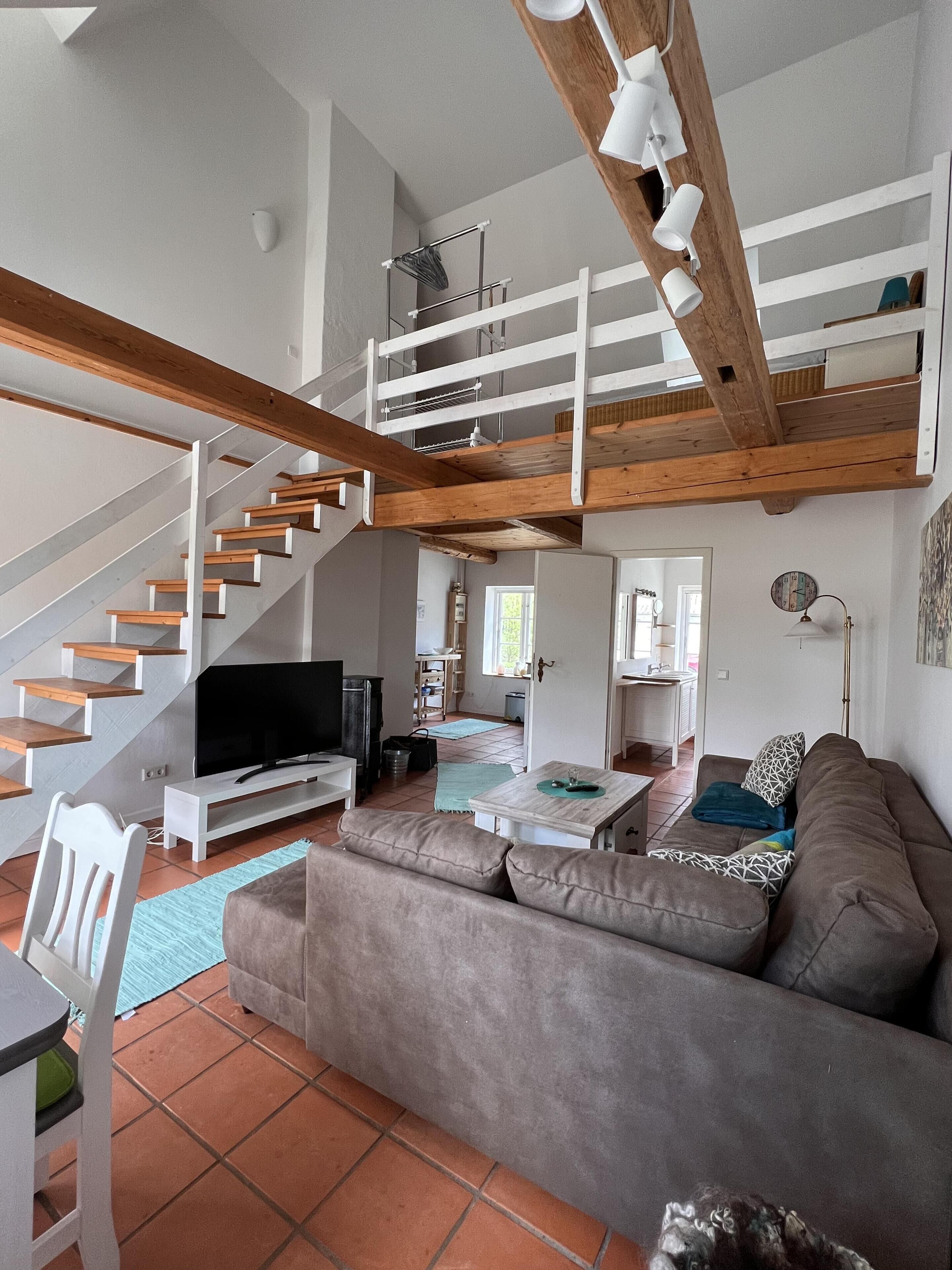 Wunderschöne Maritime Galeriewohnung Mit Eigener Terrasse - Ferienwohnung 4 - Friedrichstadt