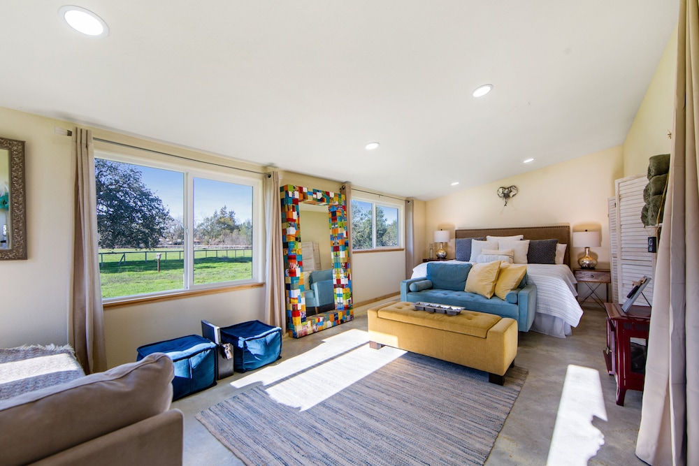 Artisan Boho, Equine Too, Farm Fresh Eggs, Spa, Vino & Views! - Santa Rosa, CA