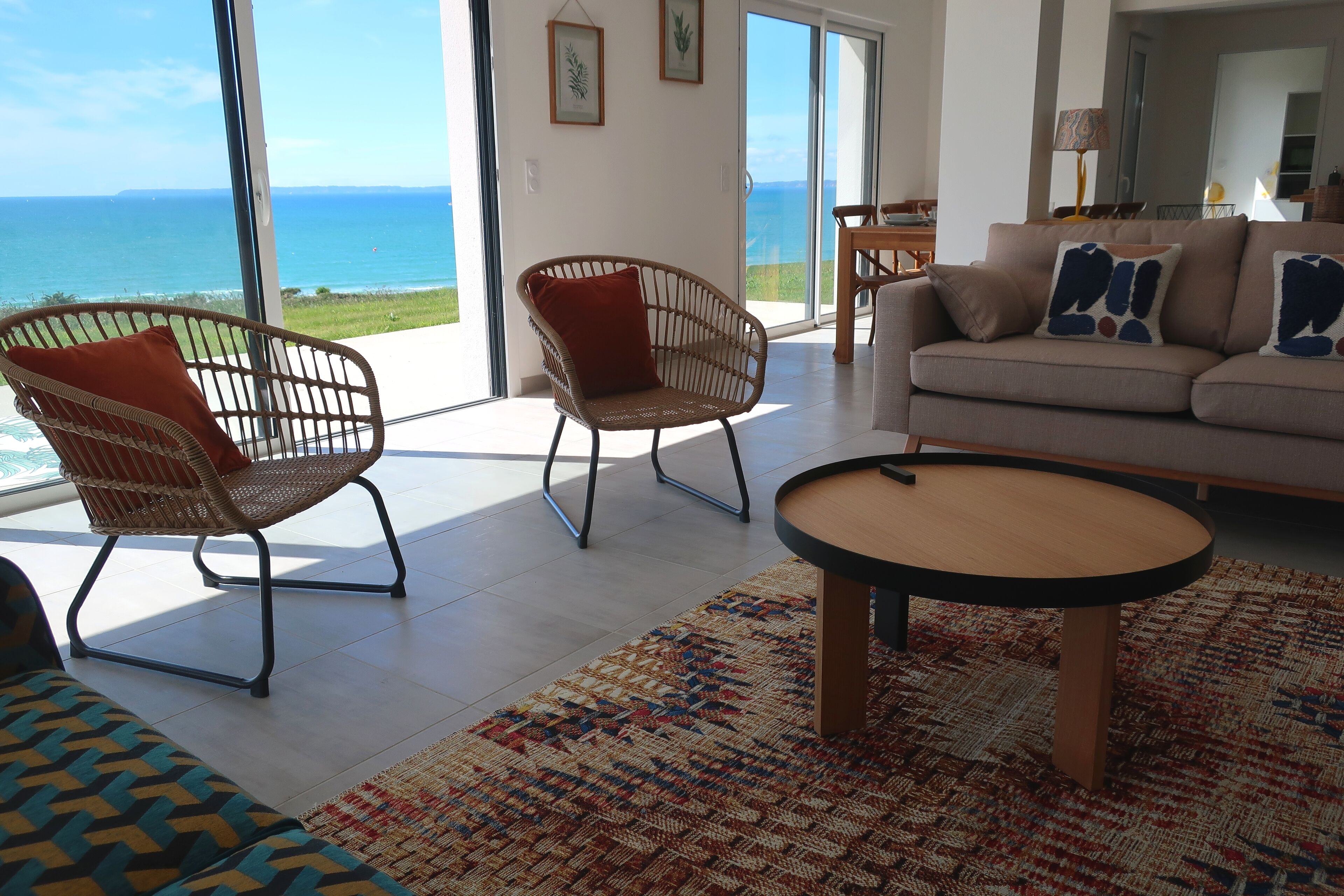 Villa Océane Belle Vue Mer Terrain Privé Jusquà La Plage - Kervel