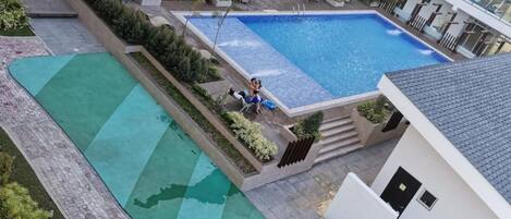 Estúdio, 1 quarto, acessível, varanda | Piscina