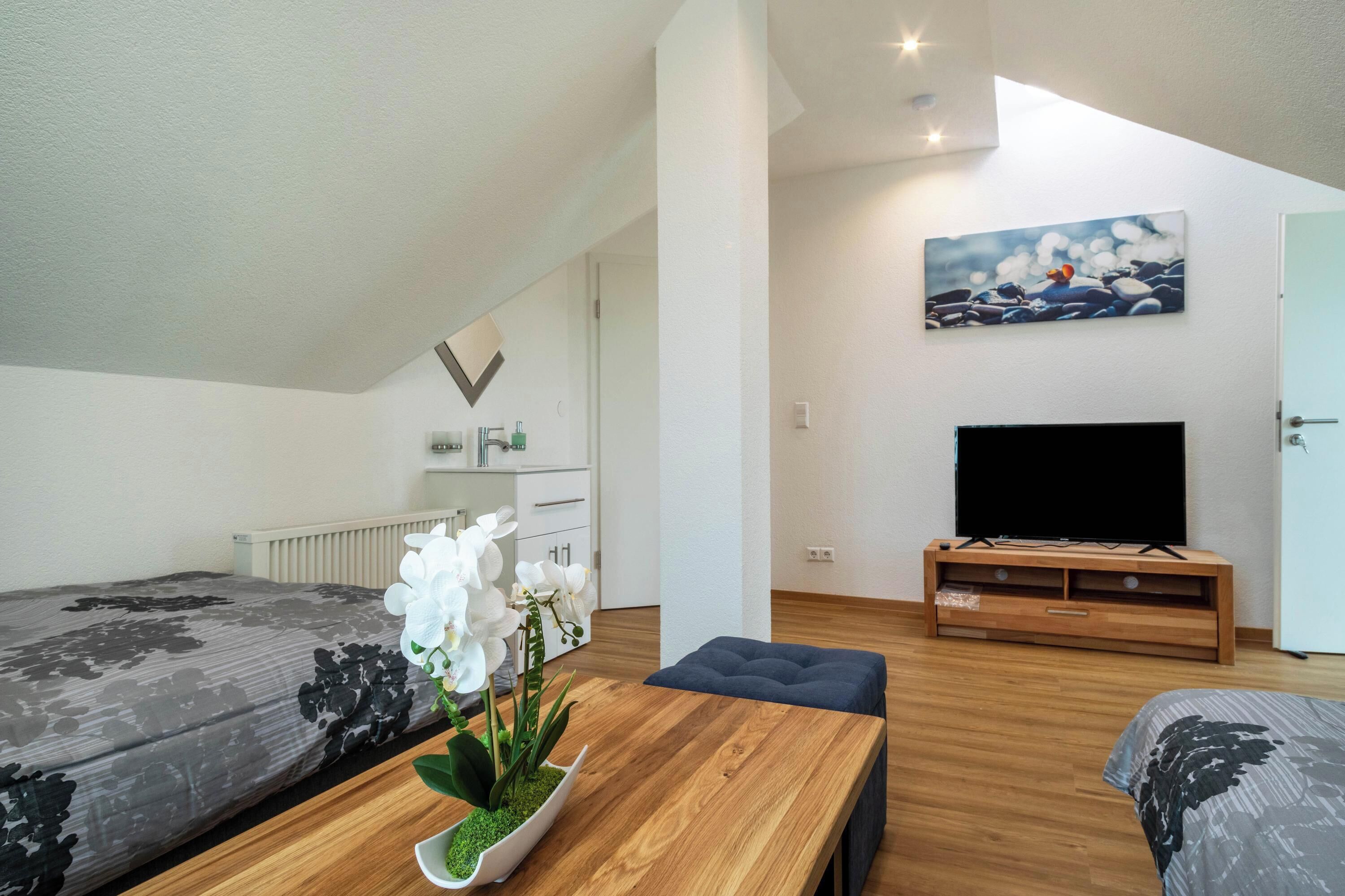 Vakantieappartement 'Alpenblick' Met Uitzicht Op De Bergen, Balkon & Wi-fi - Friedrichshafen