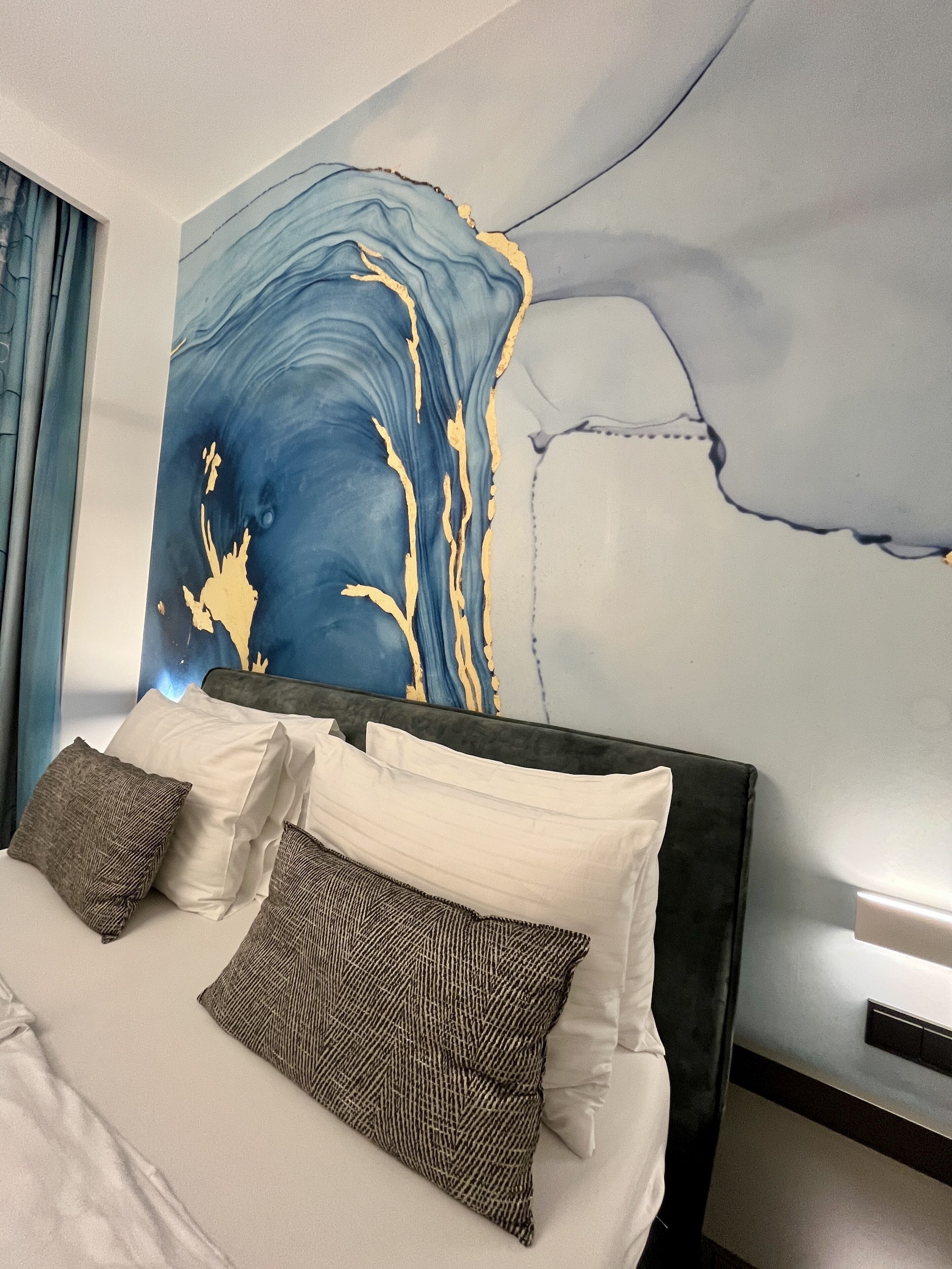 1 quarto, roupas de cama antialérgicas, individualmente mobiliados