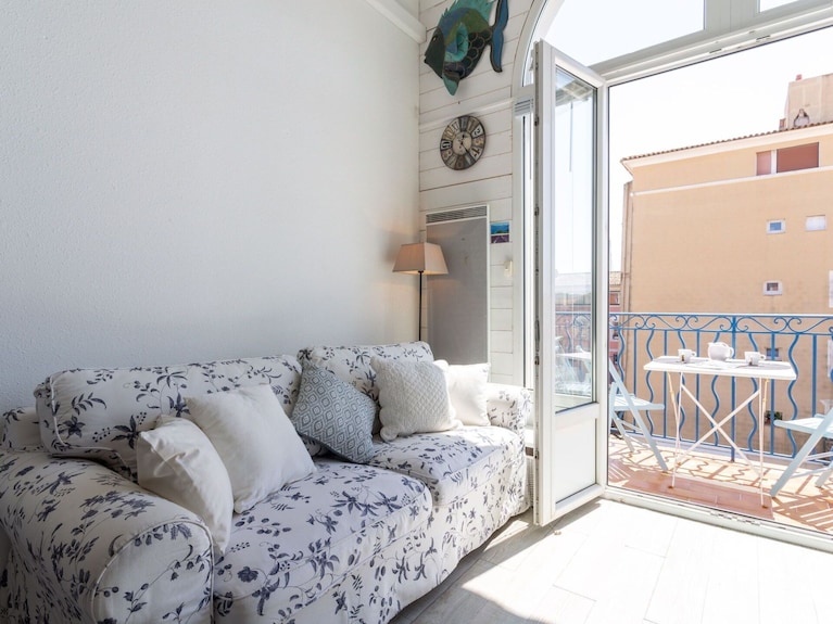 Bel Appartement Pour 4 Personnes Avec Wifi, Climatisation, Tv Et Balcon - Grimaud