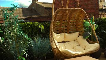 Quarto Duplo Signature, banheira de hidromassagem grande (Stella Solarium) | Terraço/pátio interior