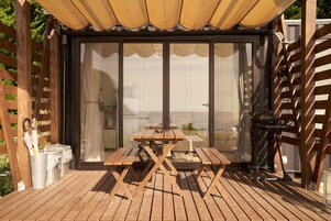 Cabana de Madeira Standard | Terraço/pátio interior
