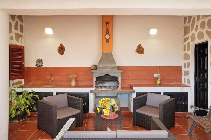 Casita Bentayga With Wi-fi, Pirvate Terrace, Garden And Bbq. - Tejeda