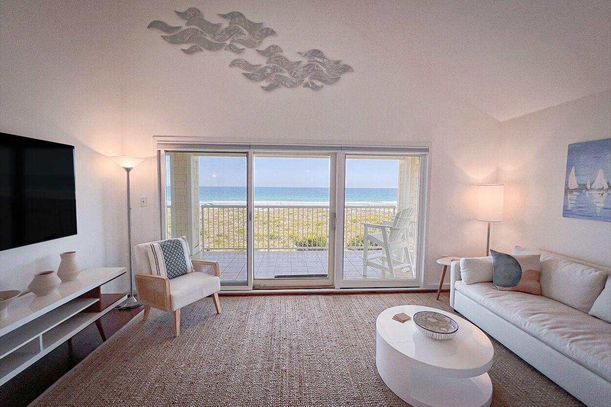 Azure Waves- Oceanfront 4br Condo W/ 2 Pools, Tennis Court, And Ocean Views - Wrightsville Beach, NC
