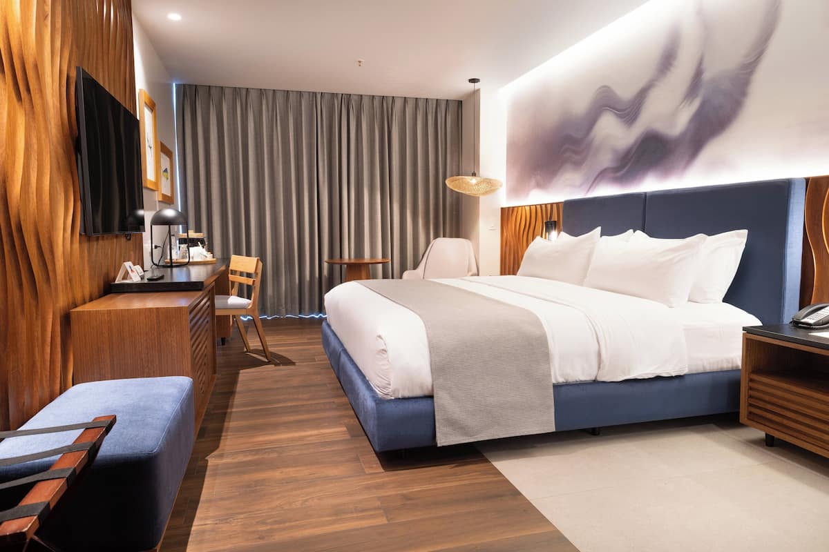 Lençóis de algodão egípcio, roupa de alta qualidade, minibar