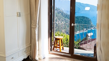 Quarto Panorâmico | Lençóis italianos Frette, roupa de alta qualidade