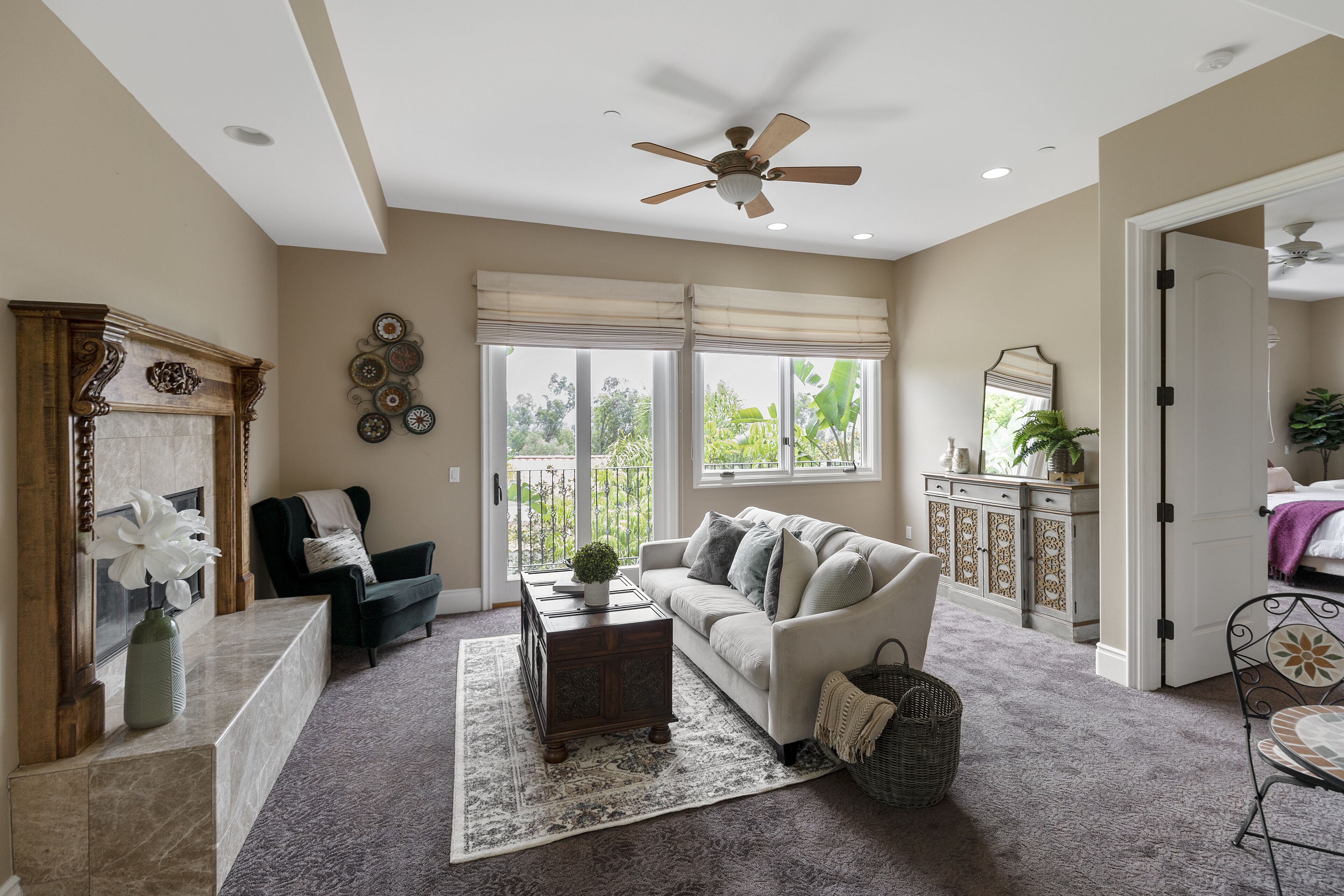 Fireplace & Terrace North Tustin - Irvine, CA