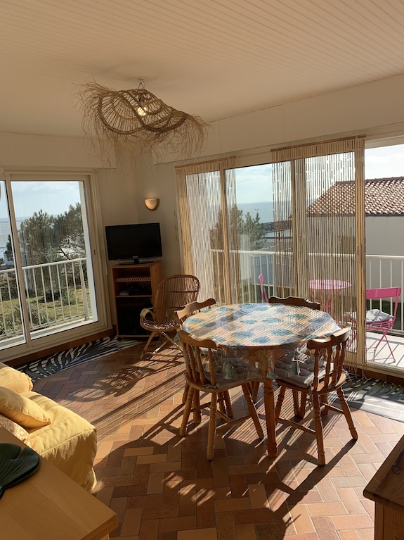 Adorable Appartement T2(45m2)en Résidence Vue Panoramique Mer - Saint-Vincent-sur-Jard