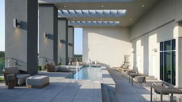 Piscina externa sazonal