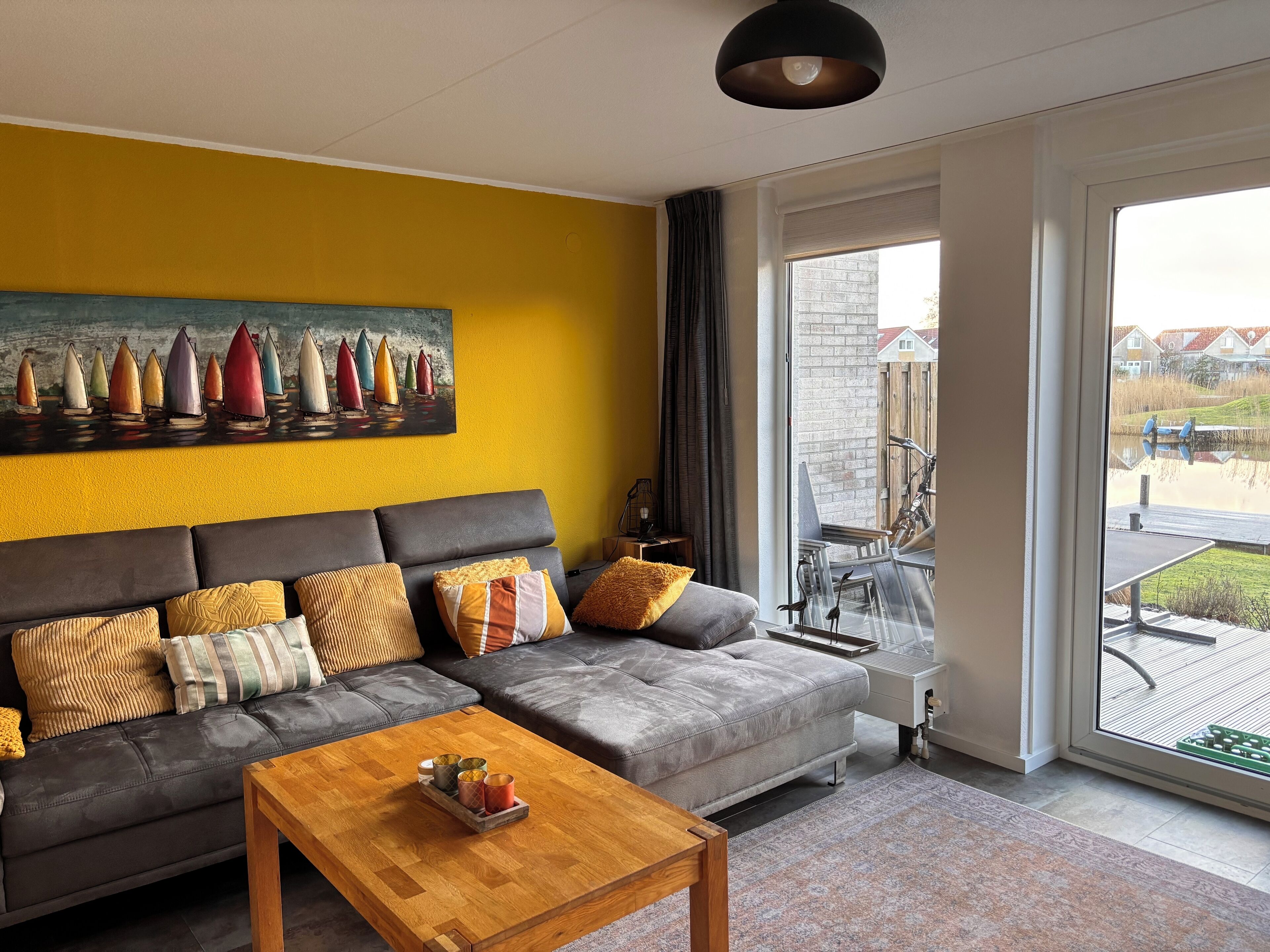 Villa Zonnezicht Directly At The Water, Rain-shower, Canoe, Sauna, 400mbit Wlan - Makkum