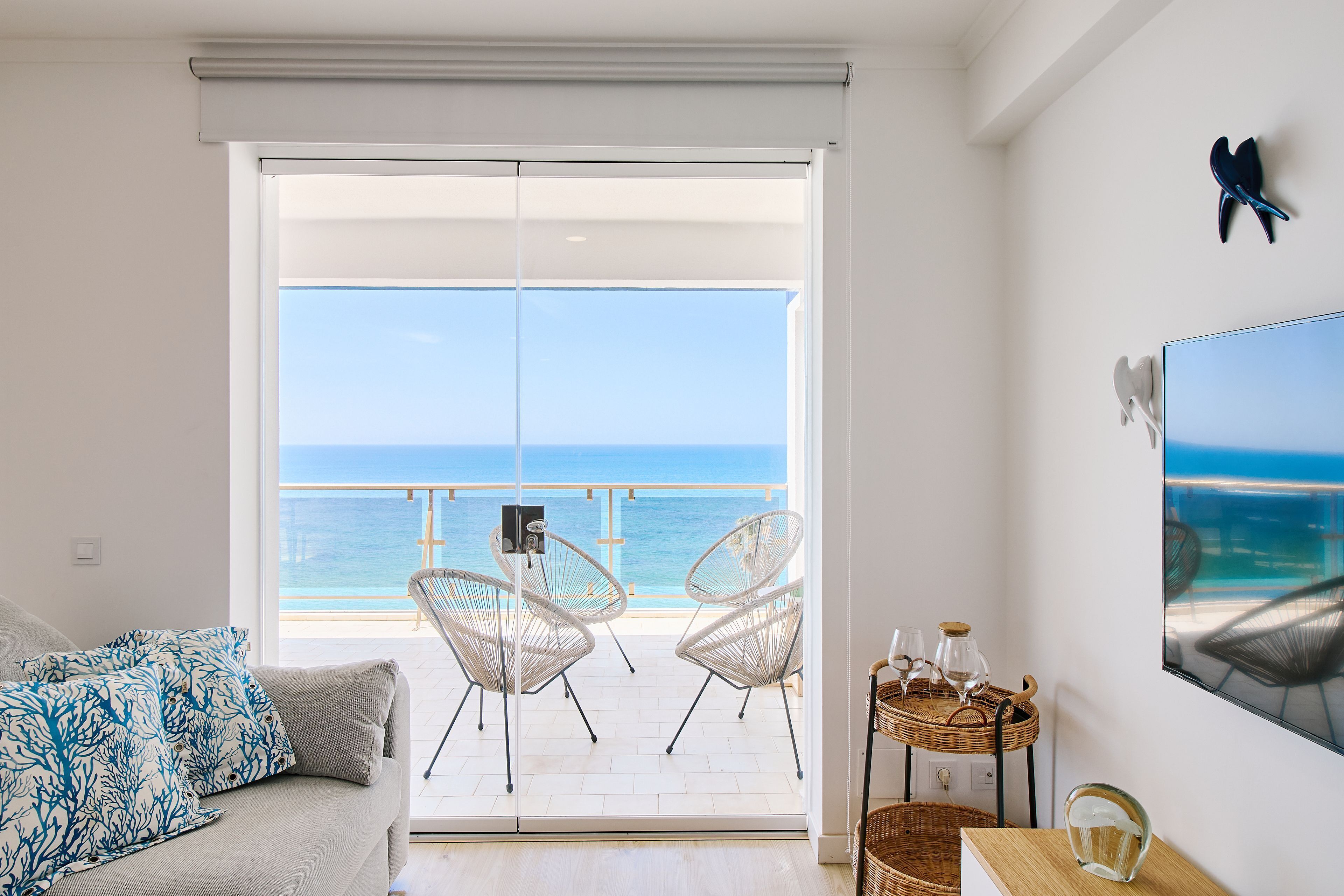 Hermoso Apartamento Directamente En El Mar Con Un Gran Balcón - Armação de Pêra