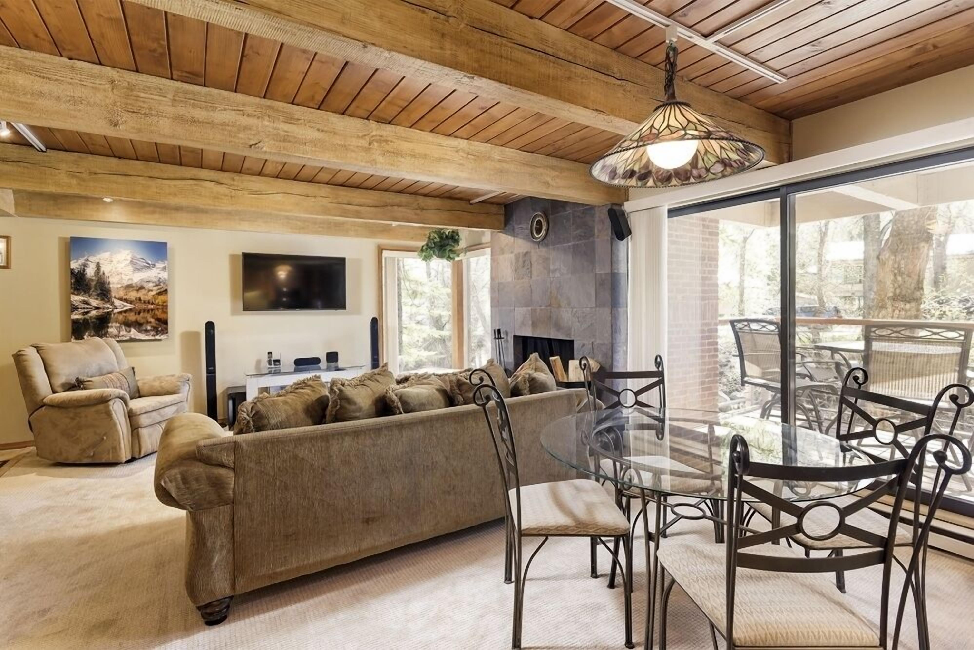 Chateau Eau Claire Unit 17 | Serene Condo Overlooking The River With Many Upgrades - Aspen, CO