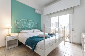 Apartamento standard | 2 quartos, escrivaninha, espaço de trabalho para notebook