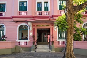 Entrada do alojamento